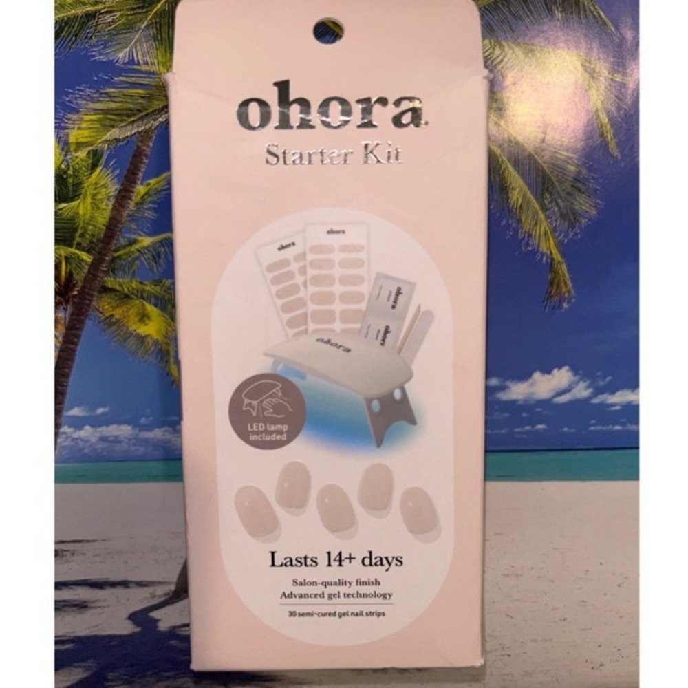 Ohora | Makeup | Ohora Semicured Gel Starter Kit Nail Strips With Led ...
